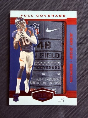 2020 Plates & Patches Jerry Jeudy Rookie Authentic Memorabilia /5 ...