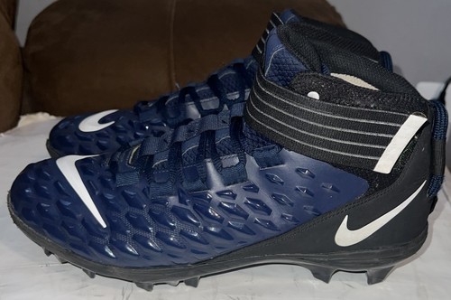 Nike Force Savage Pro 2 Football Cleats AH4000-403 Navy Blue/Black Mens ...