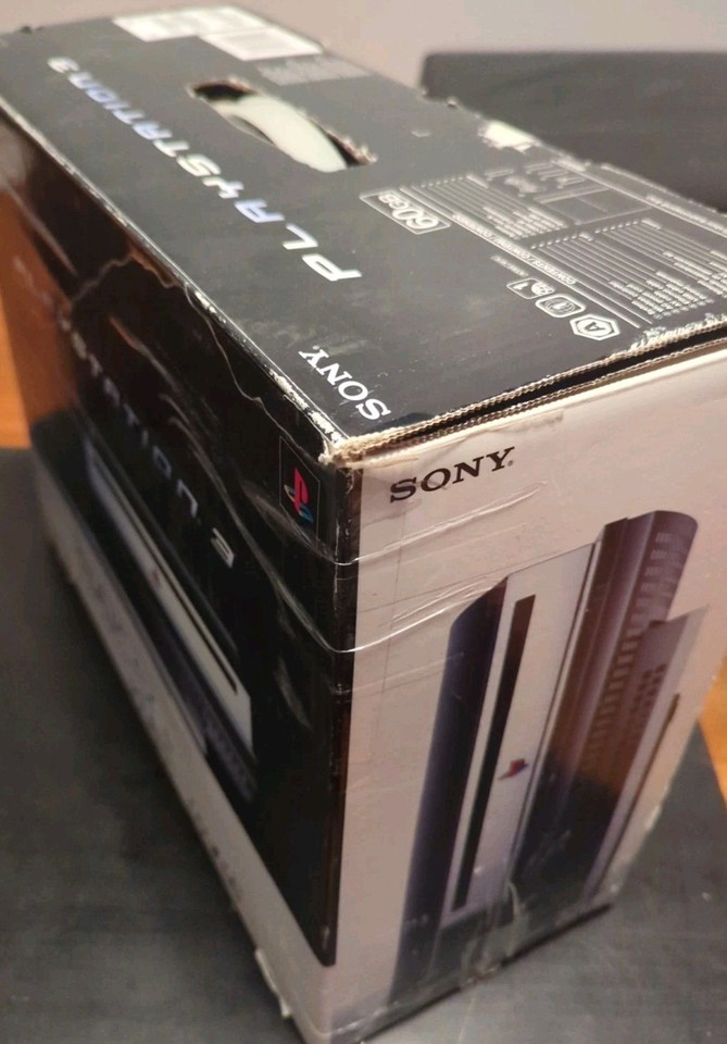 PlayStation 3 PS3 CECHA01 60GB Console Backwards Compatible In Box ...
