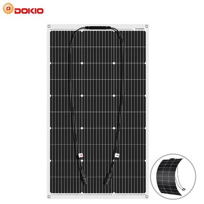Dokio 100W 200W 400W Flexible Mono Solar Panel Kit to 12V Battery Off ...
