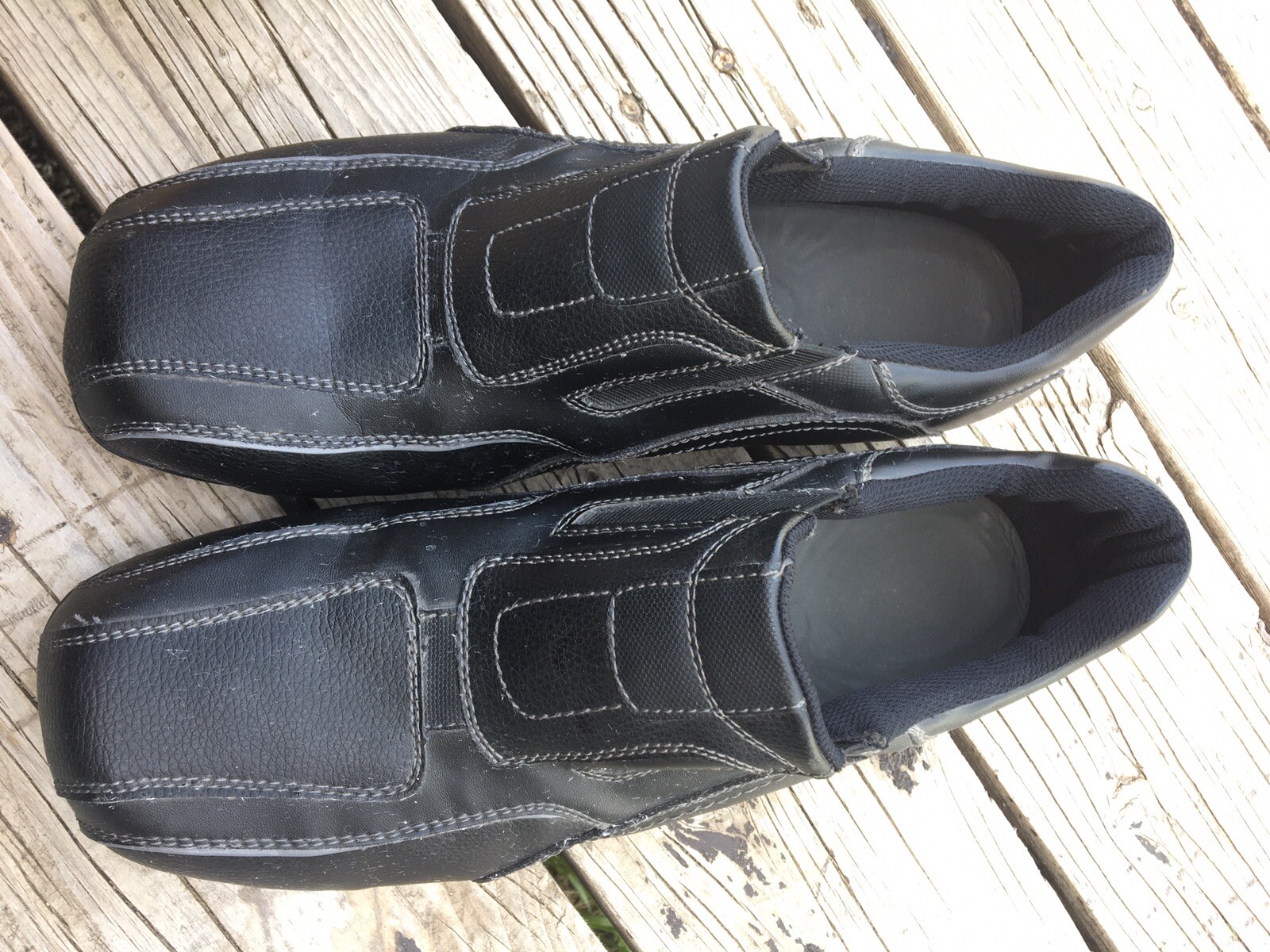 SAFE T STEP Black Oil Slip Resistant Loafer Work Shoe… - Gem