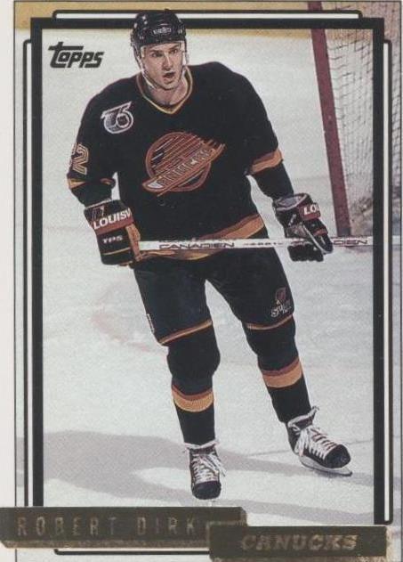 1992-93 Topps - Robert Dirk #437 Gold for sale online | eBay