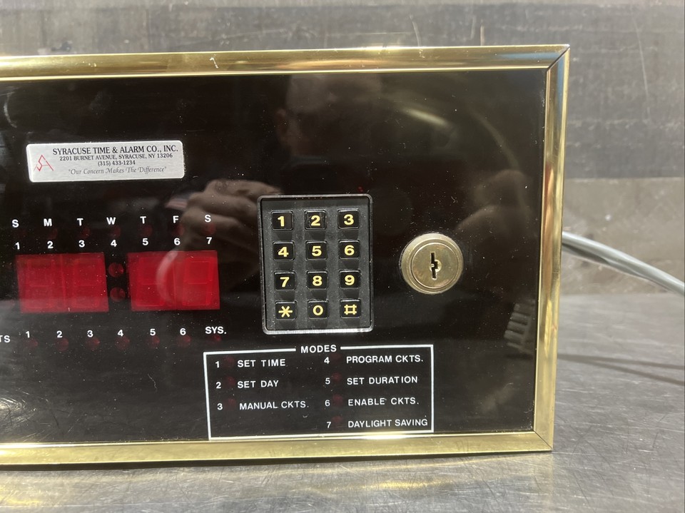 Lathem LTR6-128 Digital Master Clock Control Bell Ringer Time. Missing ...
