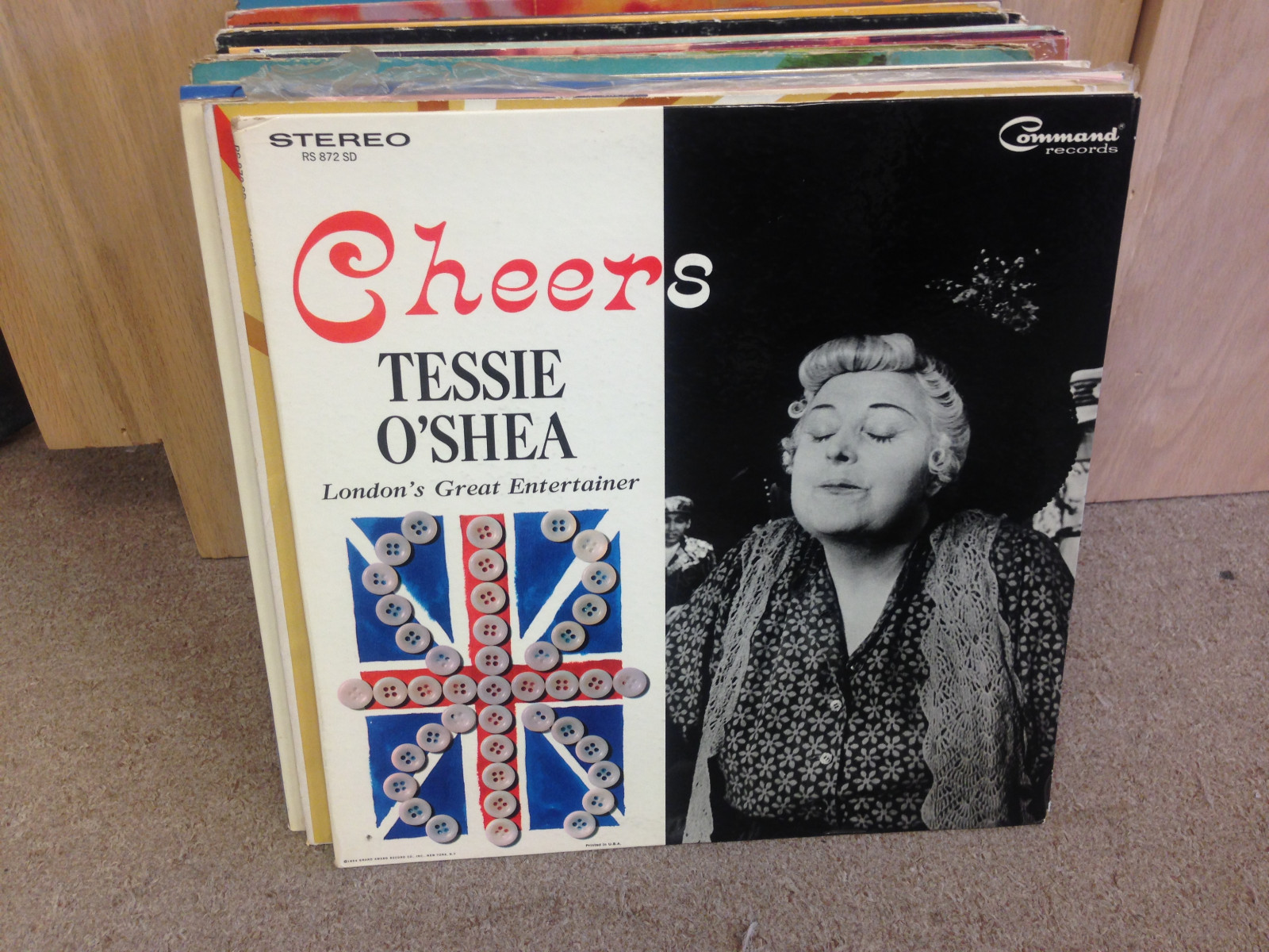 Tessie O'Shea CHEERS vinyl LP EX 1964 STEREO | eBay