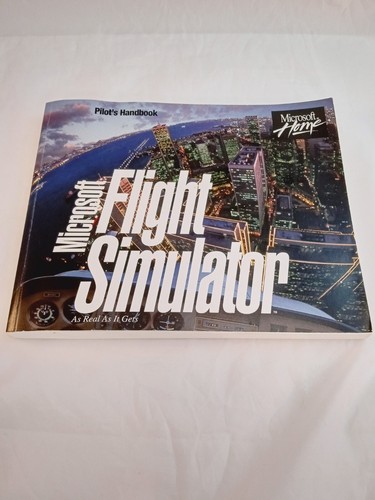 MICROSOFT FLIGHT SIMULATOR 5.1 - 1995 Manuel Only 🛩️ ️🛬 | eBay