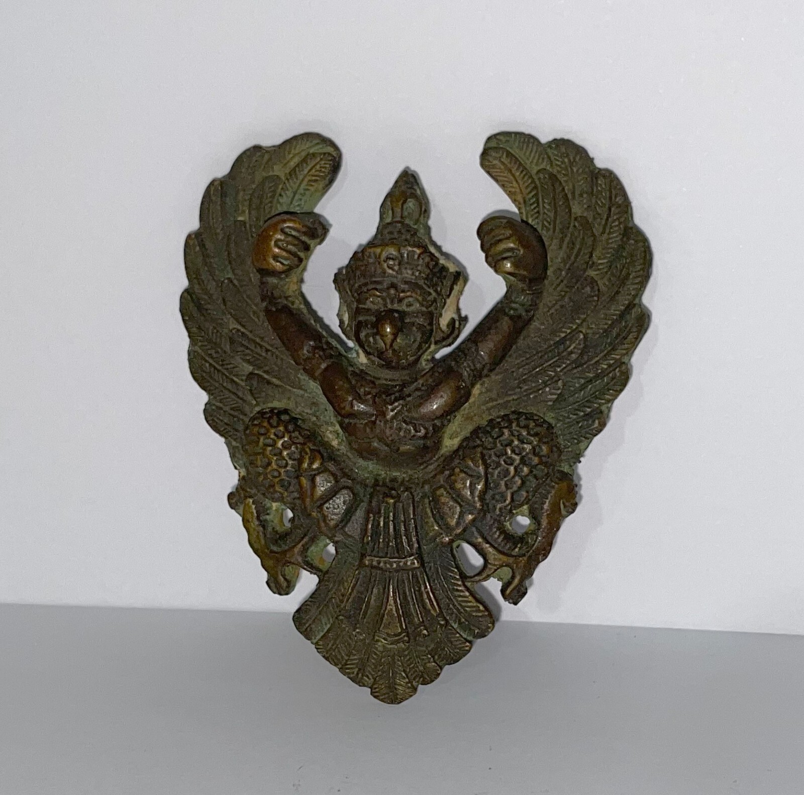 ANTIQUE THAI BRONZE BUDDHIST STATUE FIGURINE OF GARUDA | eBay