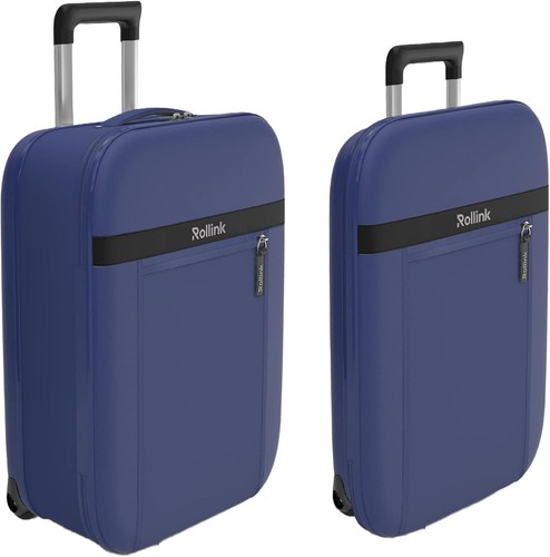 BRAND NEW! - ROLLINK FLEX AURA 22" PURPLE OCEAN COLLAPSIBLE CARRY-ON ...