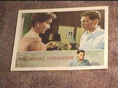 YOUNG STRANGER 1957 LOBBY CARD #2 | eBay