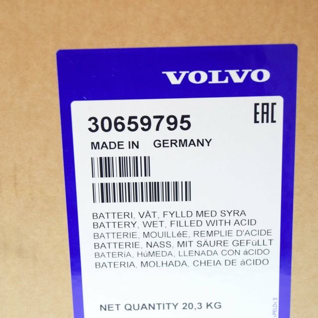 Volvo 30659795 Vehicle Battery for sale online | eBay