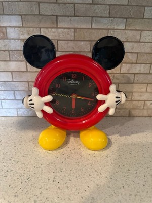 Disney Mickey Mouse Clock Swinging Hands Clock Disney Parks | eBay