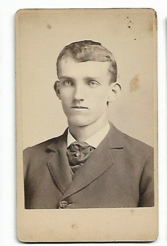 Vintage Cdv- Inconnu Homme Inconnu Photographe (1.378) | eBay