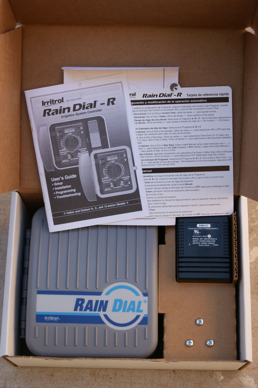 NEW-Irritrol / Hardie Rain Dial RD-1200 R / RD-1200 INT COMPLETE SYS ...