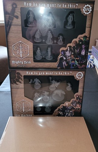 Critical Role SEALED Vox Machina, Mighty Nein + Exclusive Miniatures ...