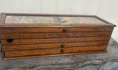 Antique Clark’s Anchor Cantilever Haberdashery Shop Counter Display ...