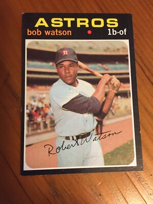 1971 Topps Bob Watson Houston Astros #222 Baseball Card | eBay