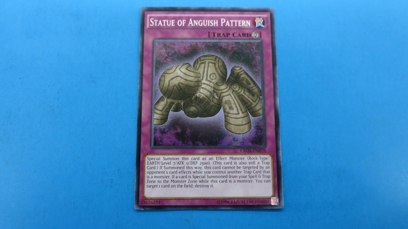 STATUE OF ANGUISH PATTERN CROS-EN078 UNLIMITED COMMON YUGIOH NM ...