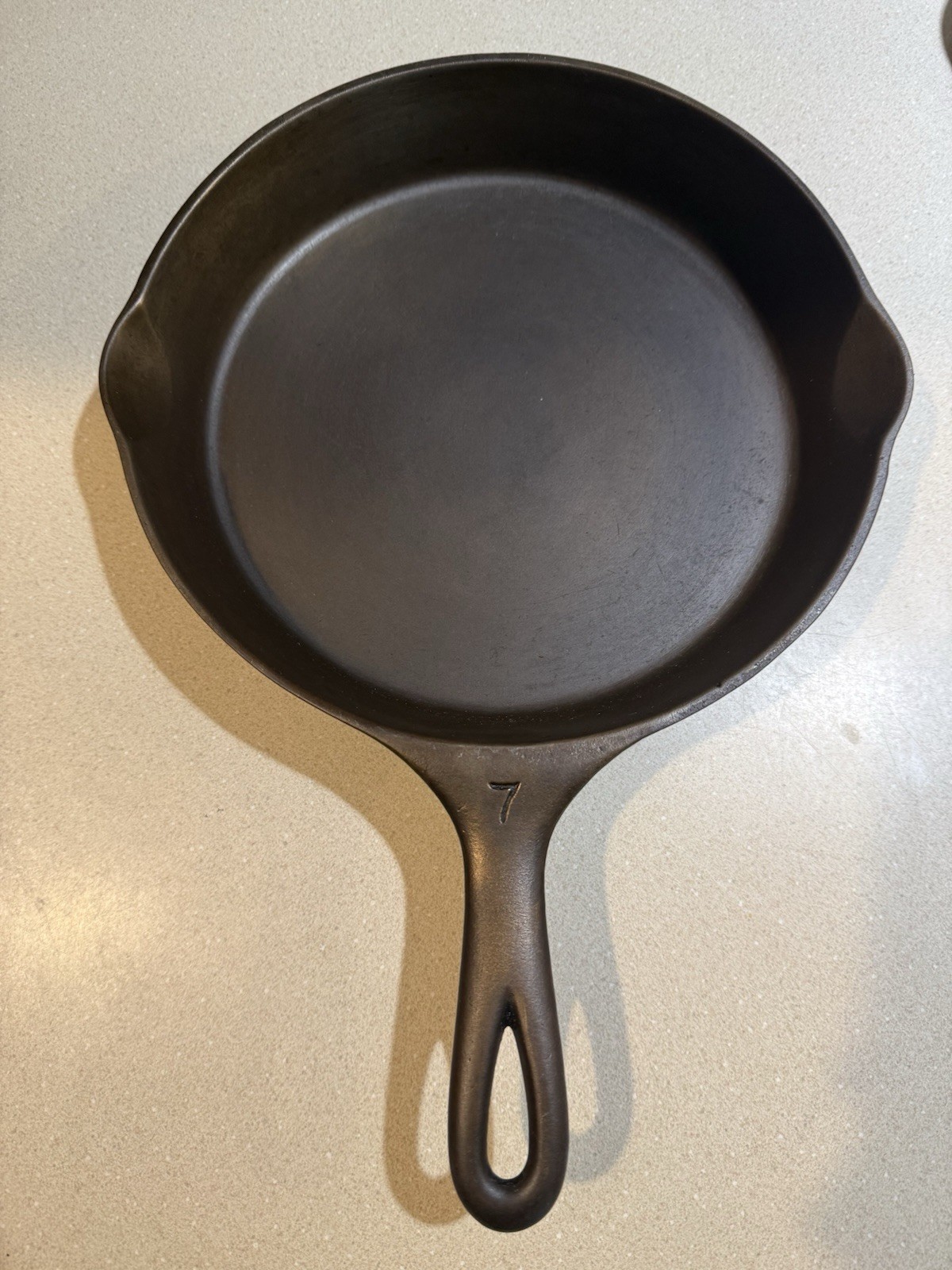 WAGNER WARE #7 NATIONAL 1357 A CAST IRON SKILLET HEAT RING And 7 GHOST ...