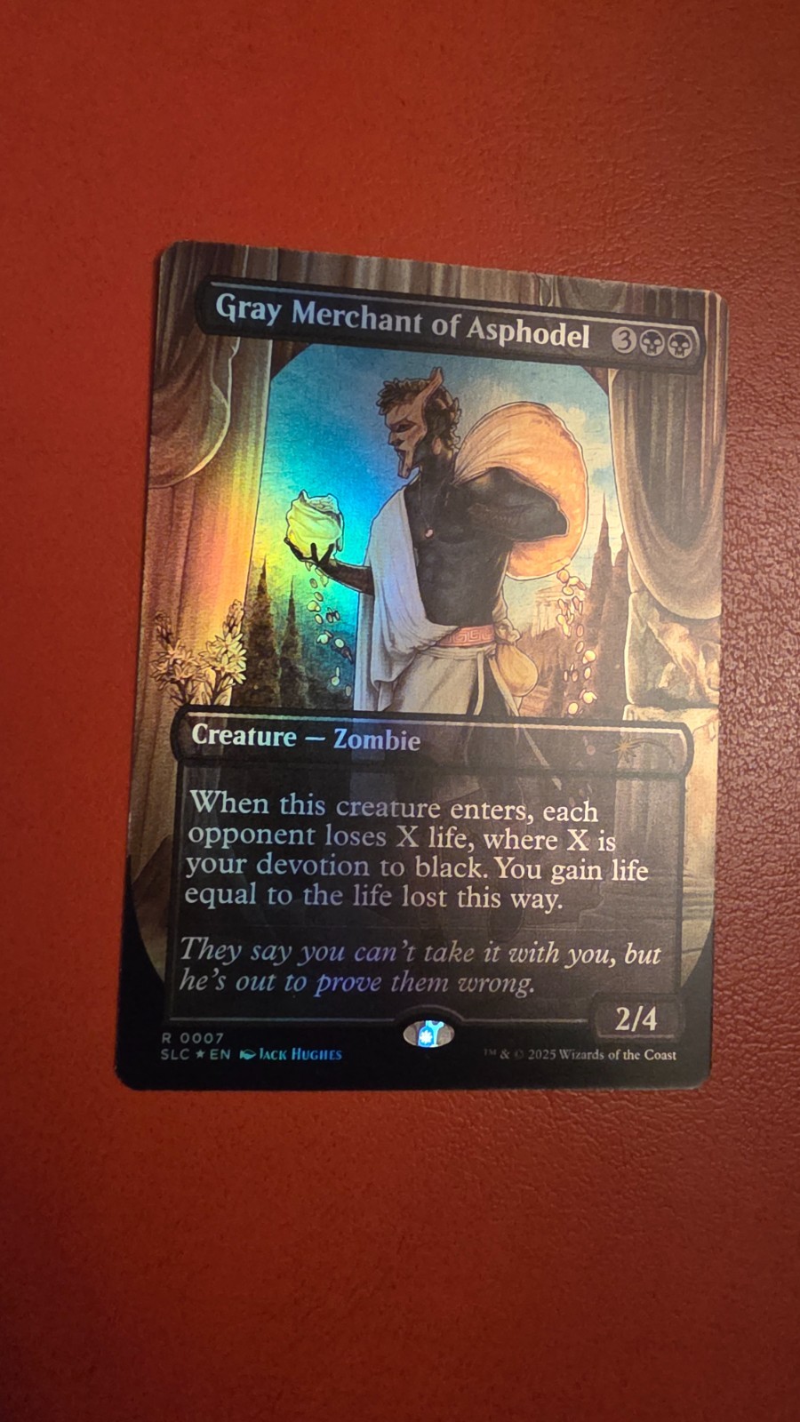 MTG Gray Merchant of Asphodel *Foil* Secret Lair Encyclopedia of Magic | eBay