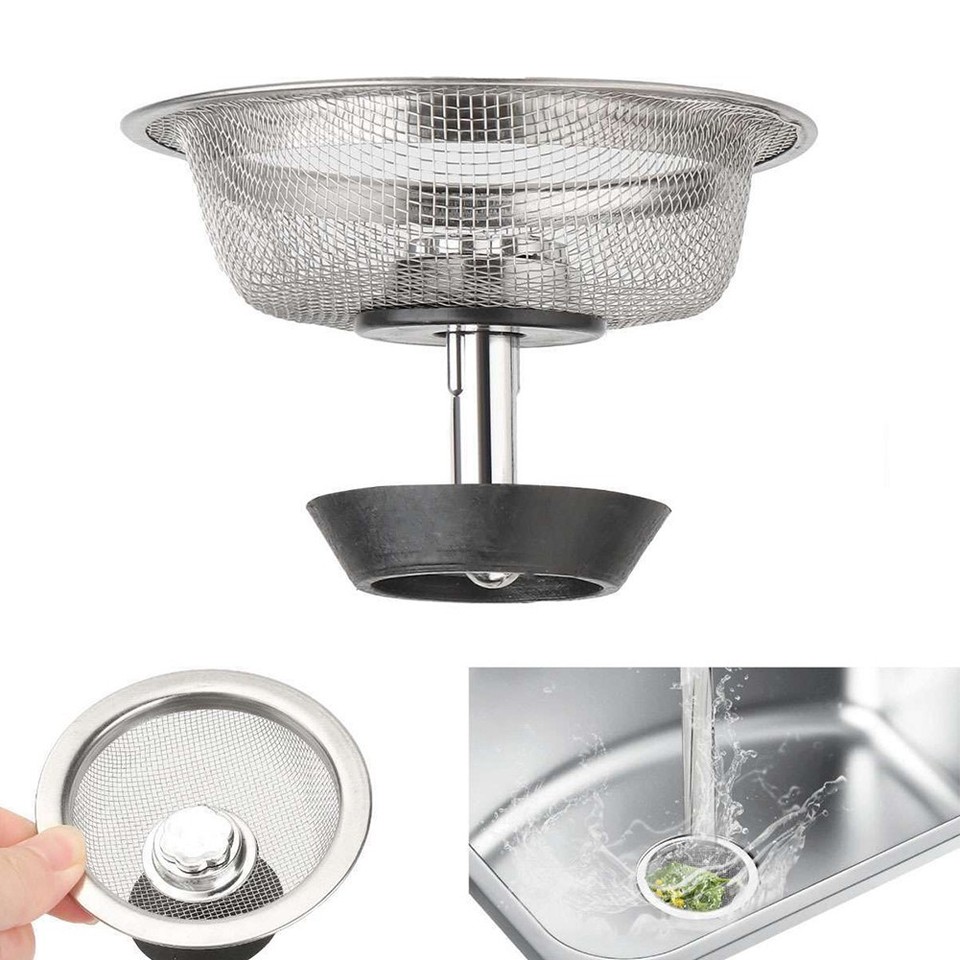 Keep Your Kitchen Sink Clear and Clean with Stainless Steel Strainer ...