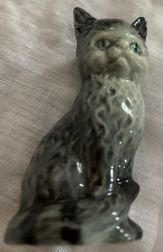 GOEBEL CAT CK 43/A Miniature Vintage Goebel West Germany Cat Green ...