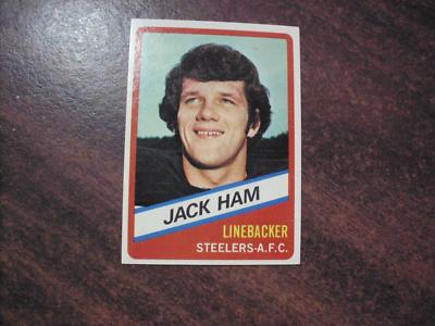 JACK HAM STEELERS 1976 TOPPS WONDER BREAD ALL STAR SERIES FOOTBALL MINT ...