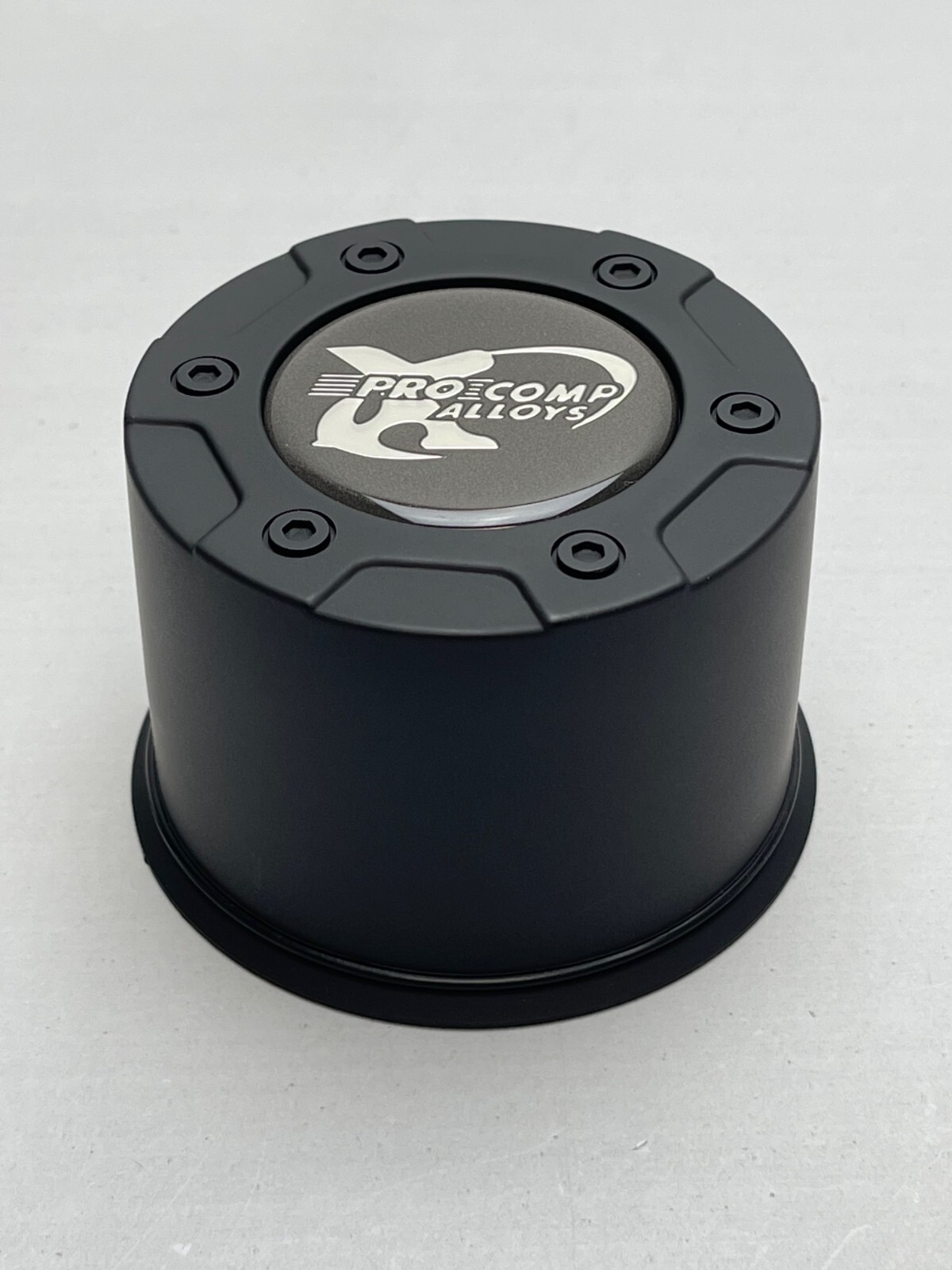 #Pro Comp Matte Black Push Thru Wheel Center Cap (w/ OLD LOGO) 8327041 ...