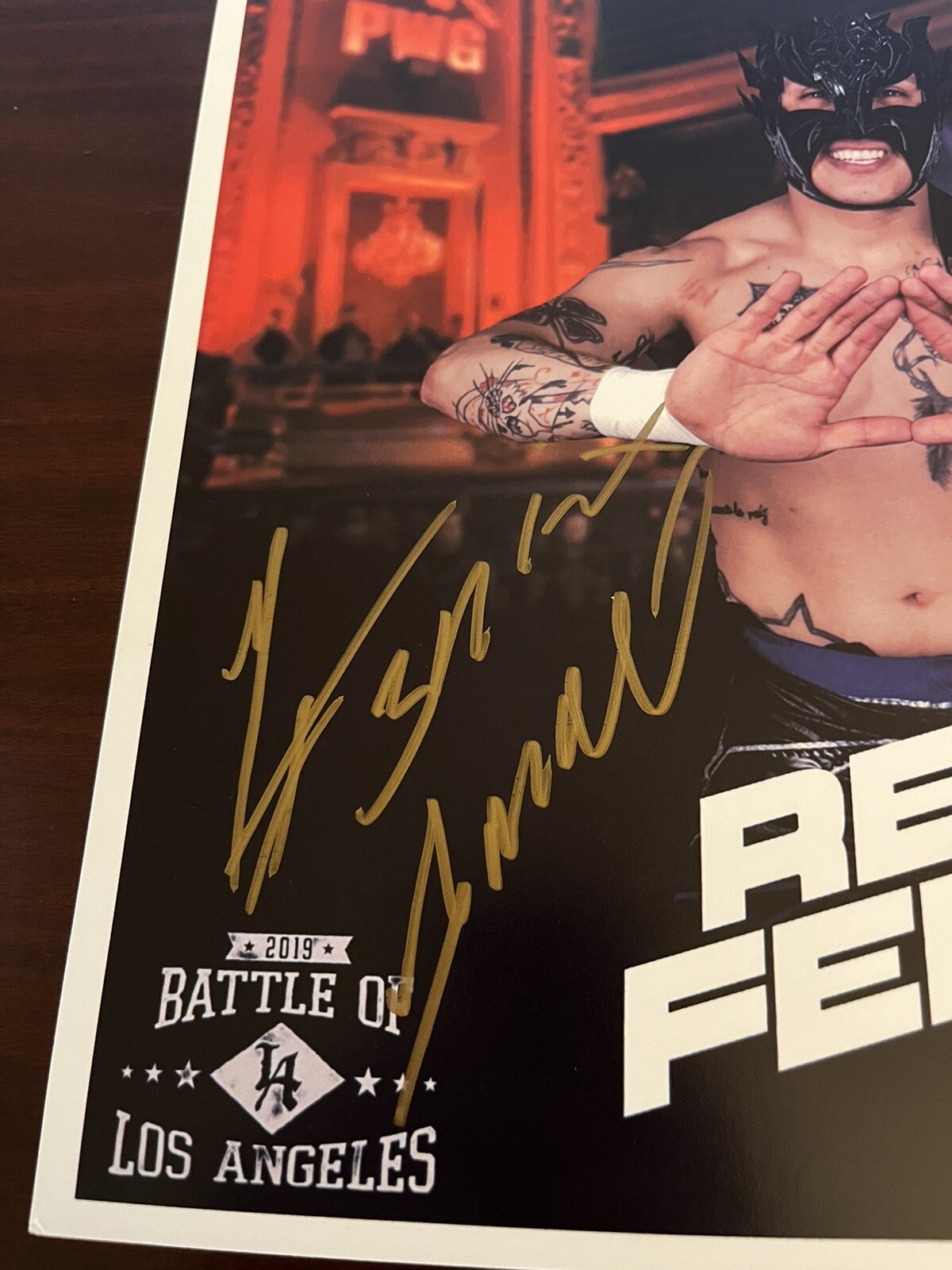 *LUCHA BROTHERS* Rey Fenix Signed 8x10 Highspots COA AUTOGRAPHED AEW ...