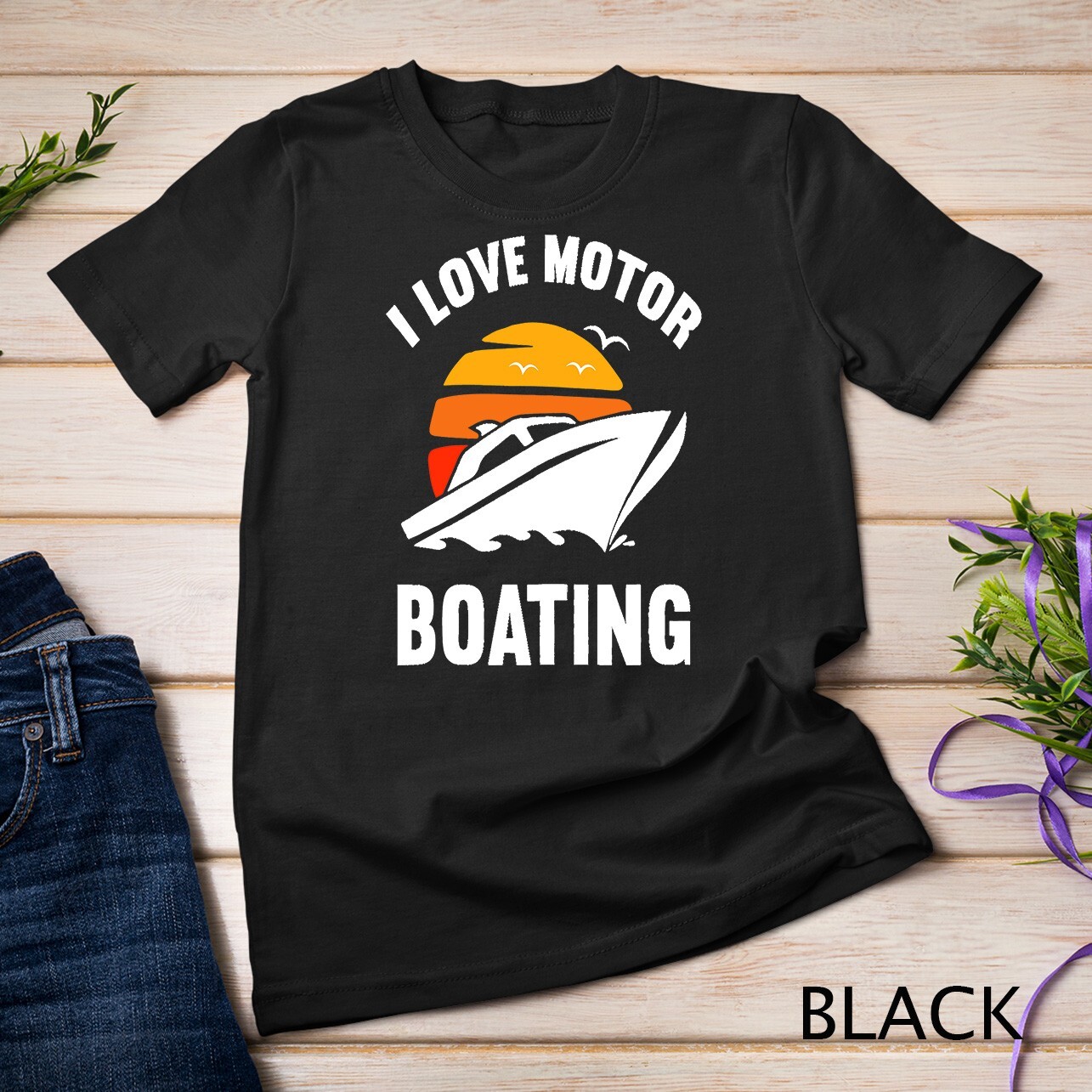 I Love Motor Boating Funny Boater Unisex T-shirt | eBay