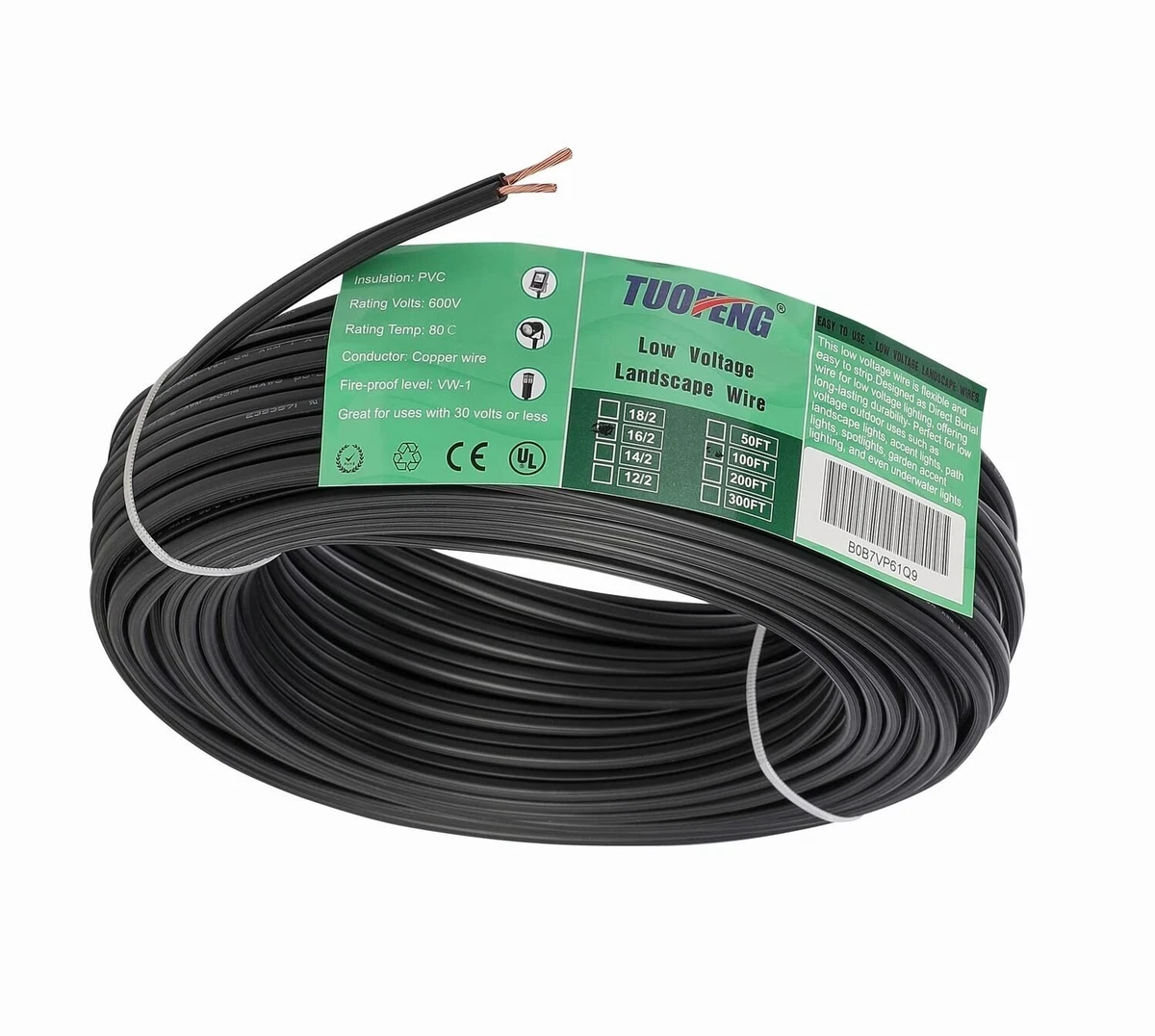 18 2 Low Voltage Outdoor Landscape Lighting Wire Cable | Shelly Lighting