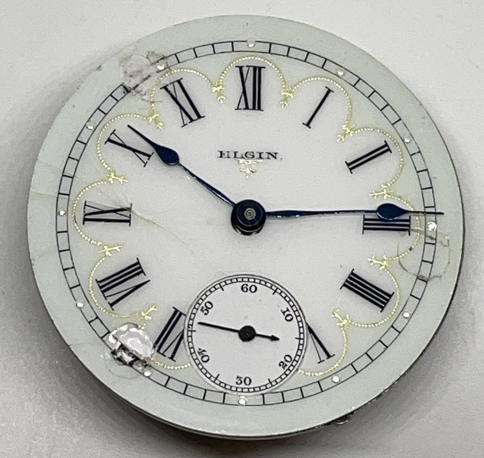 ELGIN POCKET WATCH MOVEMENT 17 Jewels 1894 18s Runs - Gem
