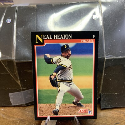 1991 Score Baseball Card Neal Heaton Pittsburgh Pirates #233 | eBay
