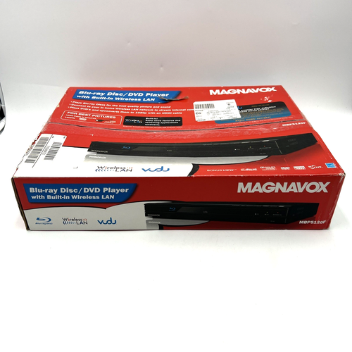 Magnavox Blu-Ray Disc / DVD Player FullHD 1080P MBP5120F New Open Box ...