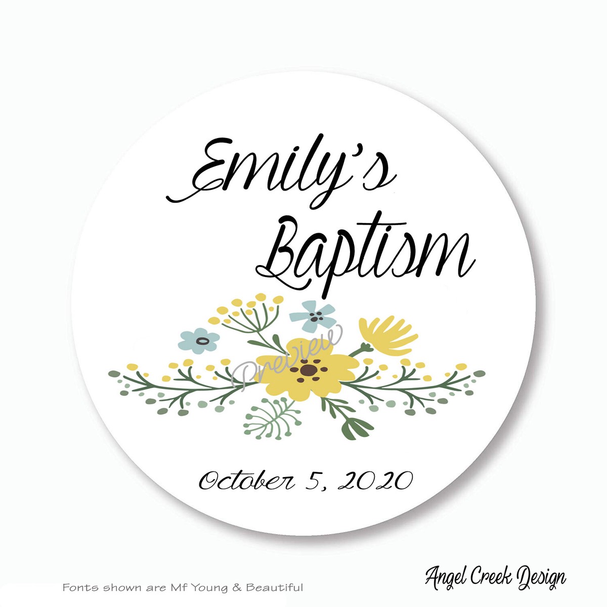 Baby Dedication Favor Ideas