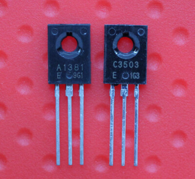 5pairs 2SA1381-E/2SC3503-E 2SA1381/2SC3503 A1381/C3503 TO-126 | eBay