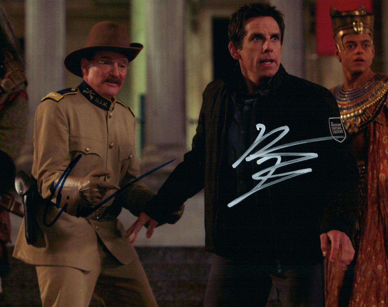 Robin Williams Ben Stiller signed 8x10 Photo autographed Picture with ...