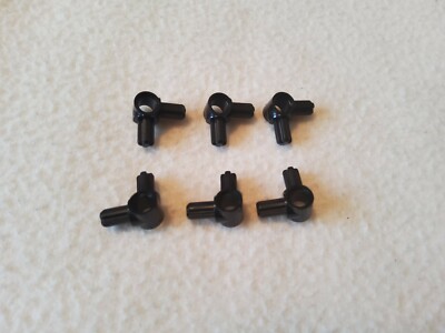 6 x NEW LEGO TECHNIC AXLE & PIN CONNECTOR HUB & 2 PERPENDICULAR AXLES ...
