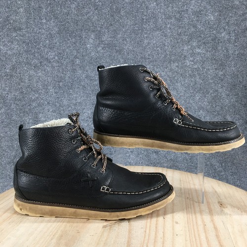 Pointer Boots Mens 12 Calum Insulated Lace Up Winter Ankle Bootie Black ...