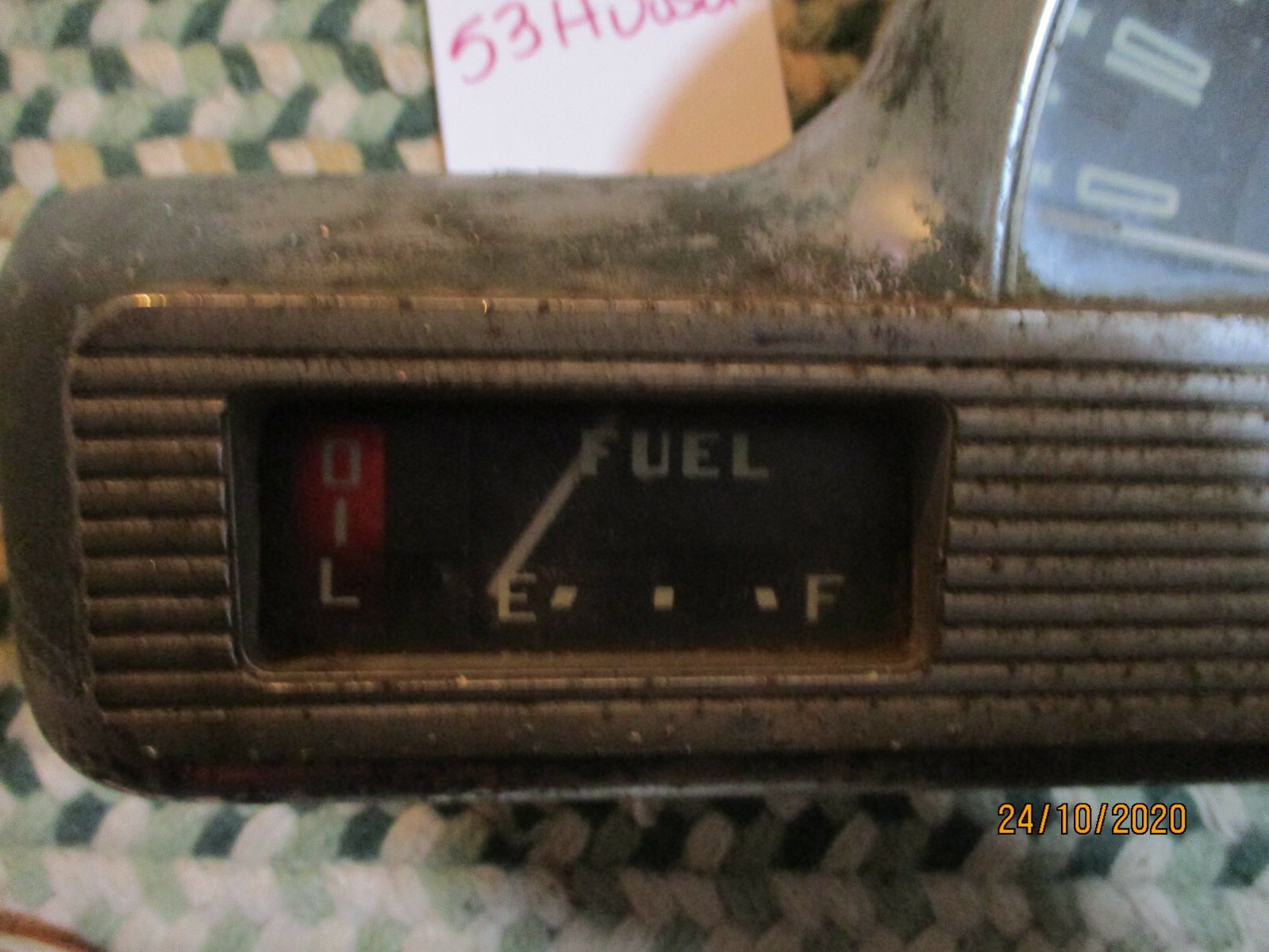 USED/WORKS 1953 HUDSON SPEEDOMETER W/LO MILES WILL NEED GONE THRU And ...