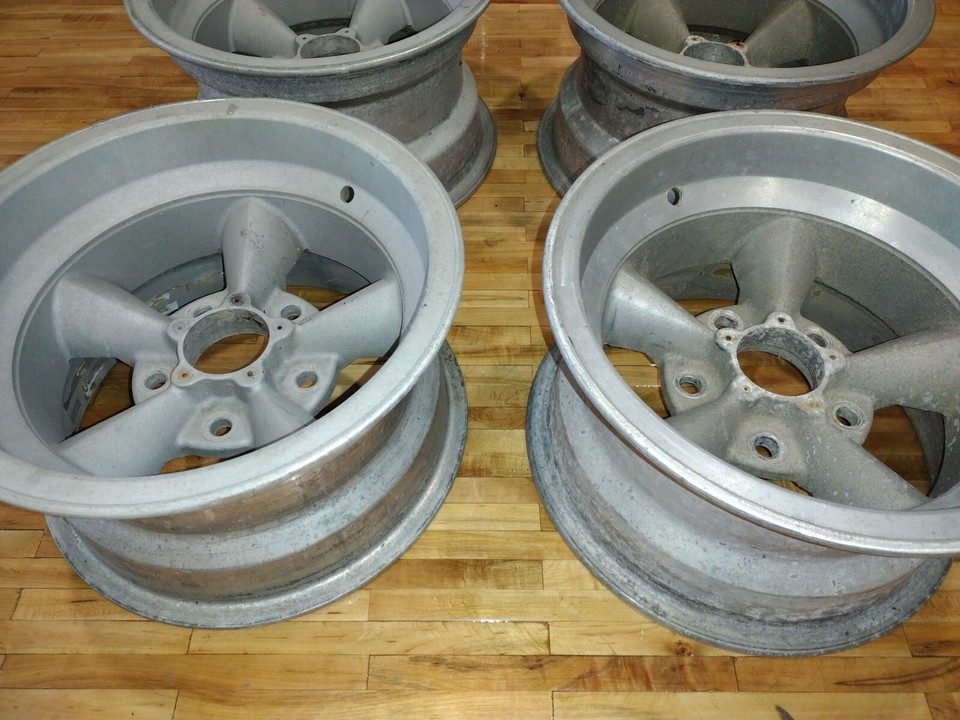 Set Of 4 American Racing Equipment Aluminum Torq 15x8.5 Wheels 1 1/4 ...