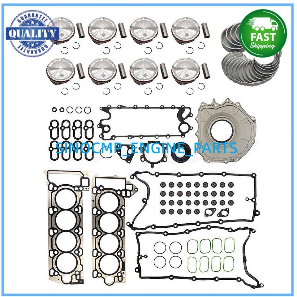AJ133 5.0L V8 Engine Rebuild Kit For Jaguar Land Rover LR4 Range Rover ...