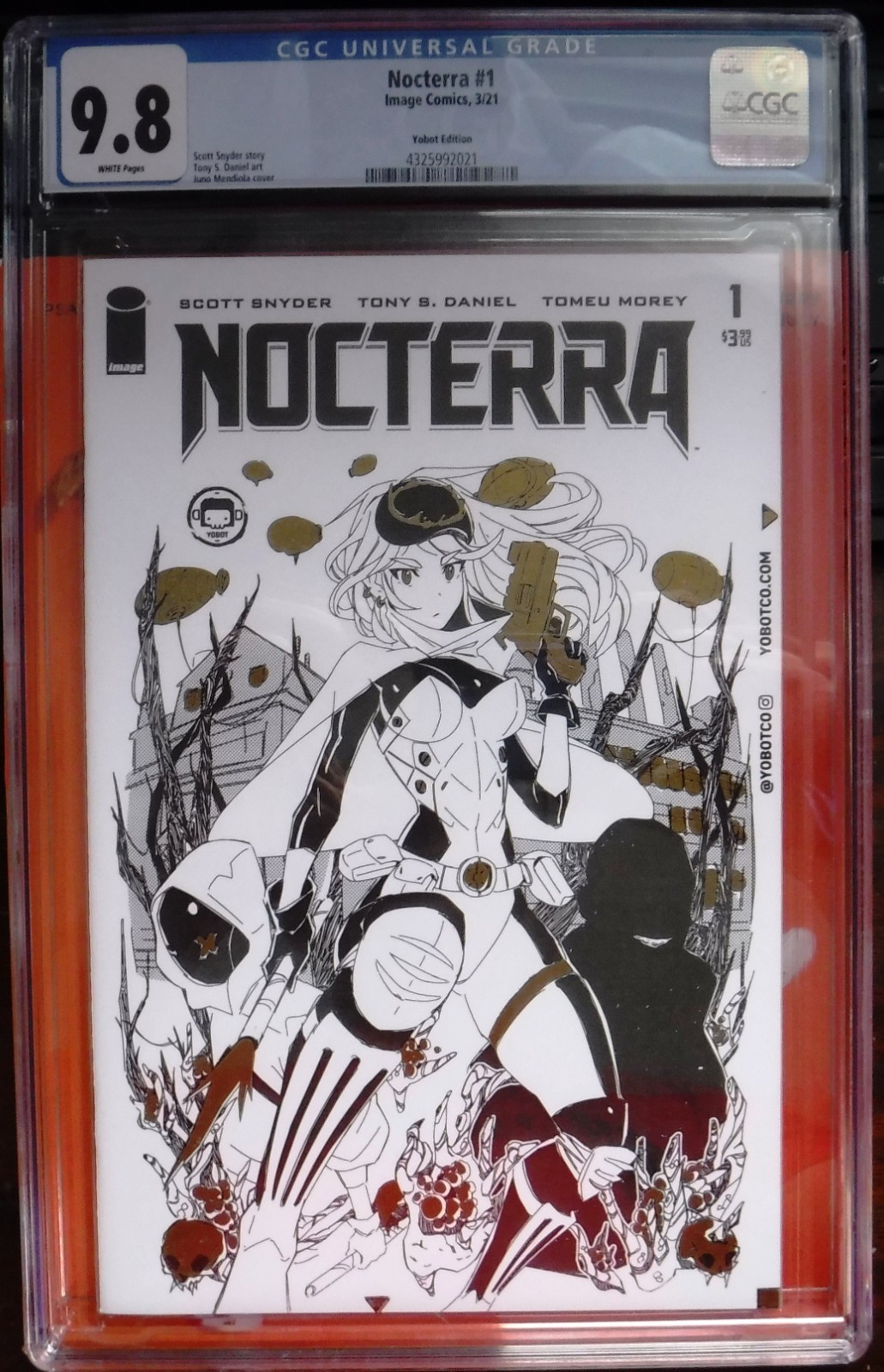 Nocterra #1 Image Comics 3/21 Yobot Edition Gold Variant Cover CGC 9.8 ...