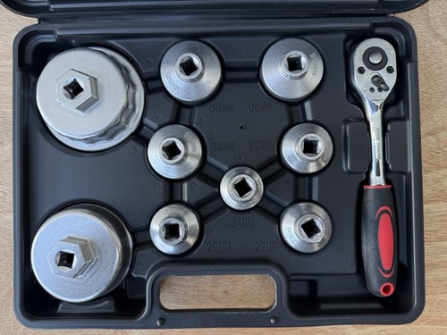 10Pcs Oil Filter Cap Wrench Sockets Set Removal Tool Kit For BMW ...
