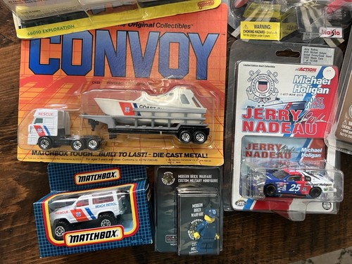 Vintage USCG Toys Matchbox Convoy Micro Machines Jayhawk NASCAR Beach ...