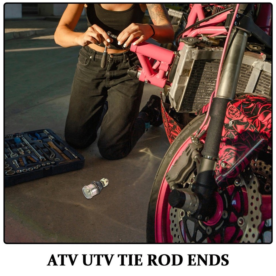ATV Rocker Ball Head Alloy Tie Rod End Suspension Joint Drive-up Dirt ...