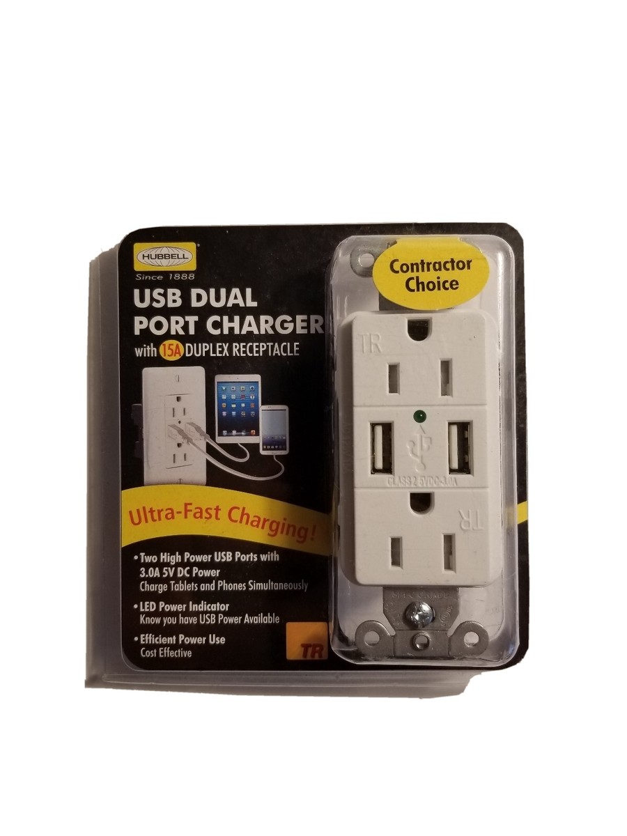 Hubbell Receptacle With Usb Port