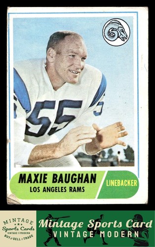 1968 Topps - Maxie Baughan - #210 Los Angeles Rams | eBay