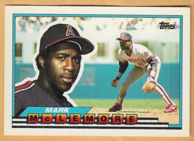 MARK McLEMORE ANGELS #30 - TOPPS BIG 1989 | eBay