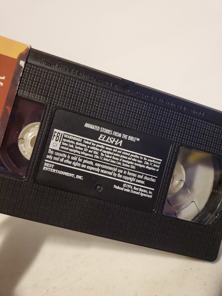 VHS Animated Stories From The Bible - Elisha (VHS, 1994, NEST ...