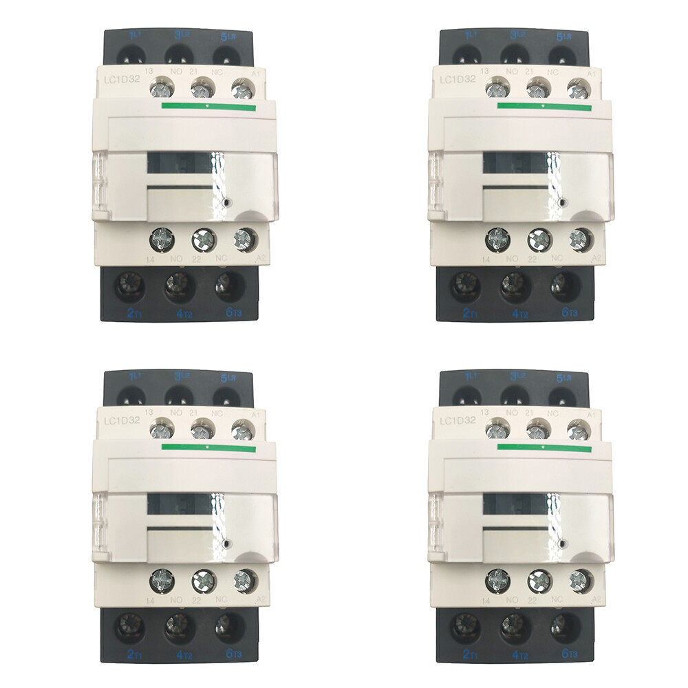 4PCS LC1D32B7 Contactor 24V coil replace Schneider contactor LC1D32B7 ...