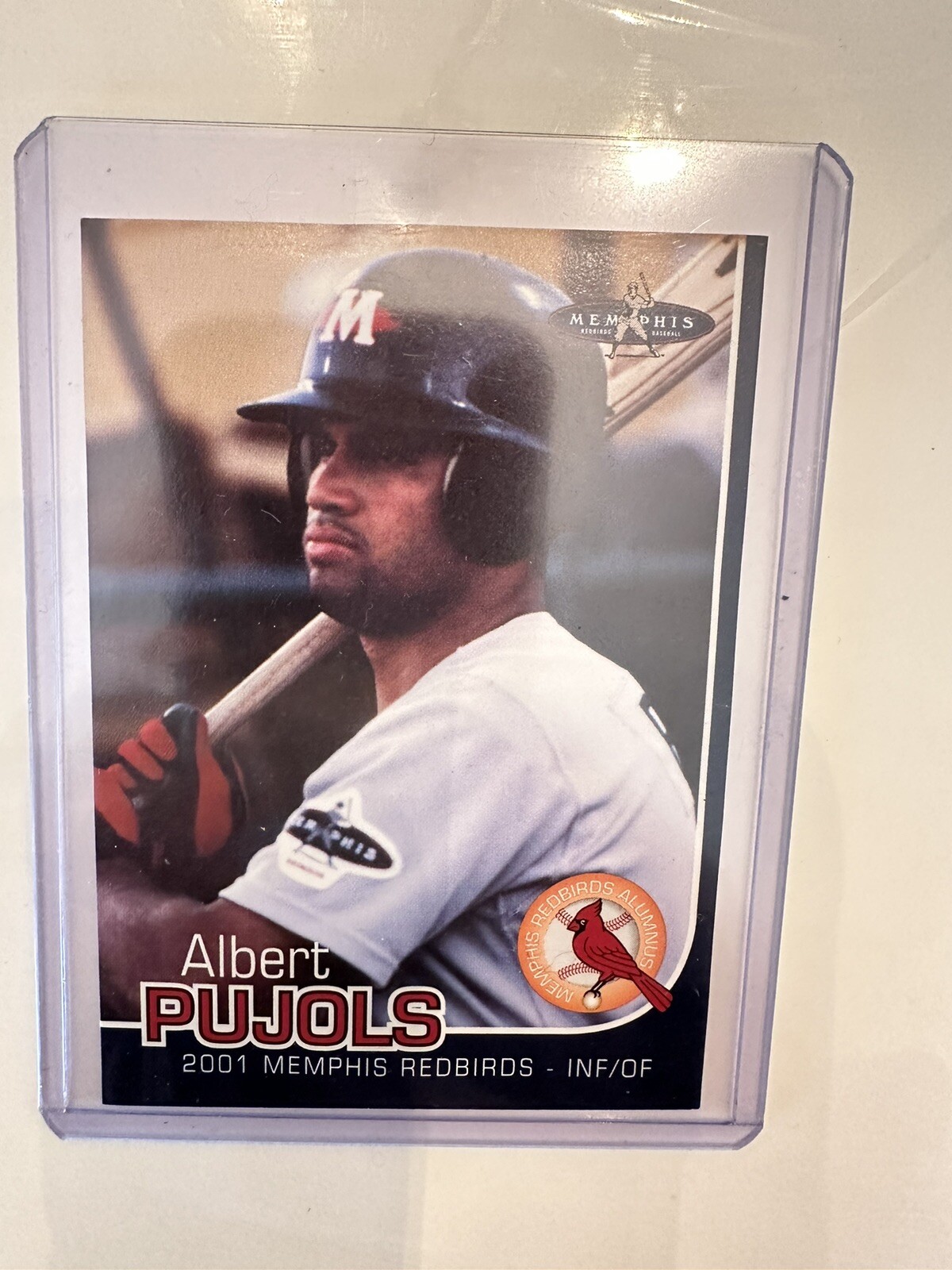 Albert Pujols 2001 Post Memphis Redbirds Minor League Rookie Card (3523 ...